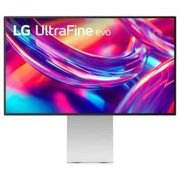 LG LCD-Monitor "LG 32U990A-S UltraFineTMevo 32 Zoll 6K Nano IPS Black", Energieeffizienz: G (A-G), silber, B:71,84cm H:41,35cm T:2,65cm, Monitore, mit ThunderboltTM 5