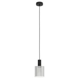 Eglo H&auml;ngeleuchte "GOROSIBA Pendellampe - Stahl - E27 - 1X40W - IP20", schwarz, 1, &Oslash; 15cm H: 110cm, 1 Stk., Leuchten, H&auml;ngelampe, Deckenlampe, Wohnzimmer, Esszimmer, H110 x &Oslash;15 cm, H&auml;ngeleuchte