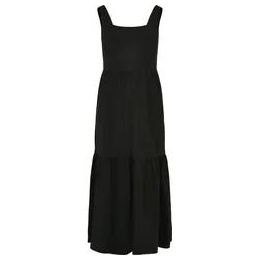 Shirtkleid Urban Classics "Urban Classics Damen Ladies 7/8 Length Valance Summer Dress", Damen, Gr. 4XL, US-Gr&ouml;&szlig;en, schwarz, 100% Baumwolle, unifarben, relaxed fit, eckiger Ausschnitt, Kleider Shirtkleid