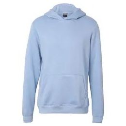 Kapuzensweatshirt Urban Classics "Urban Classics Basic Essential Hoody", Herren, Gr. 3XL, powderblau, 50% Baumwolle, 50% Polyester, unifarben, Sweatshirts