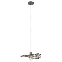 Eglo H&auml;ngeleuchte "SWABY Pendellampe - Stahl - E27 - 1X60W - IP20", bronze, 1, &Oslash; 40cm H: 110cm, 1 Stk., Leuchten, H&auml;ngelampe, Deckenlampe, Wohnzimmer, Esszimmer, H110 x &Oslash;40 cm, H&auml;ngeleuchte