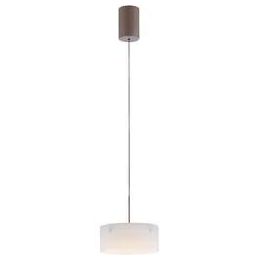 Paul Neuhaus LED Pendelleuchte "MARIKA", sand, 1, &Oslash; 20cm H: 50cm, 1 Stk., Leuchten, Dimmbar &uuml;ber den Lichtschalter, Memory, Opalgl&auml;ser, Comfort-Lift, LED Pendelleuchte