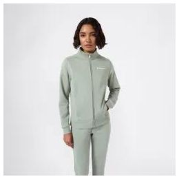 Jogginganzug Champion "Full Zip Sweatsuit", Damen, Gr. M, ecg, ecg, Obermaterial: 55% Baumwolle, 45% Polyester, Sportanz&uuml;ge Jogginganzug, zweiteilig, aus Baumwollmischung, mit durchgehendem Rei&szlig;verschluss