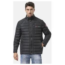 Cipo & Baxx Winterjacke CIPO & BAXX "CM225", Herren, Gr. XL, schwarz, Stoff, 50% Polyurethan, 40% Polyester, 10% Baumwolle, unifarben, figurumspielend normal, Jacken Winterjacke, alltagstauglich mit sportlichem Design