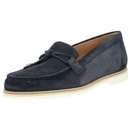Slipper Paul Green "Paul Green Slipper Veloursleder", Herren, Gr. 40, blau, Veloursleder, Schuhe Slipper