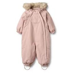 Jumpsuit Wheat "Wheat Snowsuit Nickie", M&auml;dchen, Gr. 98, rose powder, 100% Nylon, unifarben, normal, Overalls Jumpsuit