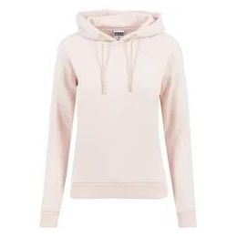 Kapuzenpullover Urban Classics "Urban Classics Damen Ladies Hoody", Damen, Gr. XS, pink, 63% Baumwolle, 37% Polyester, unifarben, normal, ohne Ausschnitt, Pullover Kapuzenpullover