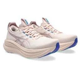 Laufschuh asics "GEL-NIMBUS 28", Damen, Gr. 40,5, pearl pink, morganite, Synthetik, Schuhe Laufschuh, f&uuml;r Erwachsene, mit leicht profiliertem Laufsohlenprofil