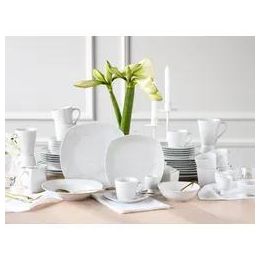 Geschirr-Set OTTO HOME "Arrianna", wei&szlig;, 50 Stk., Porzellan, Geschirr-Sets, Geschirr-Set, Moderne Optik, Zeitloses Design, Beliebig kombinierbar