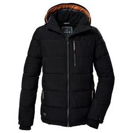 Steppjacke "GW 27 MN QLTD JCKT", Damen, Gr. M, schwarz, Obermaterial: 100% Polyester;Futter: 100% Polyester;F&uuml;llung: 100% Polyester, G.I.G.A. DX BY KILLTEC, Jacken Steppjacke, Wind- und wasserabweisende Herrenjacke mit verstellbarer Kapuze