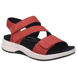 Sandale Josef Seibel "Estelle 03, rot", Damen, Gr. 38, rot, Obermaterial: 100% Rindsleder Leather cow., Schuhe Sandale