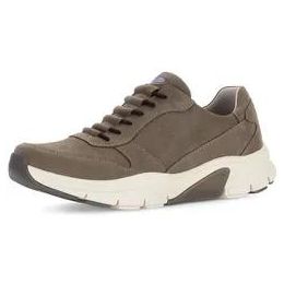 Sneaker Gabor "Sneaker low", Herren, Gr. 42,5, braun, Schuhe Sneaker