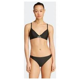 Bustier-Bikini Adidas PERFORMANCE "TRIANGLE BIKINI SET MIT 2-WEGE-VERSTELLBAREN TR&Auml;GERN", Damen, Gr. 38, N-Gr, schwarz, wei&szlig;, Obermaterial: 78% Polyamid, 22% Elasthan, Bikini-Sets, mit herausnehmbarem Polster, 2-Wege-verstellbare R&uuml;ckentr&auml;ger