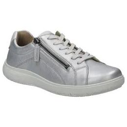 Sneaker Josef Seibel "Megan 01, silber-kombi", Damen, Gr. 38, silber (silber, kombi), Obermaterial: 100% Rindsleder Leather cow., Schuhe Sneaker