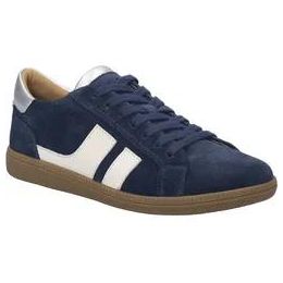 Sneaker Josef Seibel "Joleen 04, indigo-multi", Damen, Gr. 38, blau (indigo, multi), Obermaterial: 100% Rindsleder Leather cow., Schuhe Sneaker