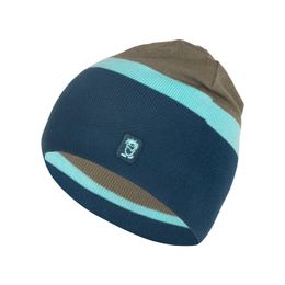 Strickm&uuml;tze Trollkids "KIDS NORDLAND CAP", Jungen, Gr. 2 (48/52), pine gr&uuml;n, arctic blau, mystic blau, Obermaterial: 95% Polyacryl, 5% Elasthan, M&uuml;tzen Strickm&uuml;tze