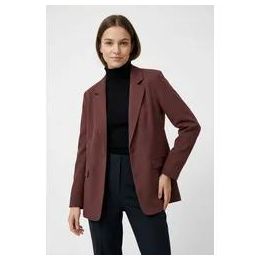 V&eacute;ro Moda Longblazer VERO MODA "VMZELDA LS LOOSE BLAZER NOOS", Damen, Gr. 38, andorra, Web, Obermaterial: 78% Polyester, 18% Viskose, 4% Elasthan, unifarben, loose fit Po-bedeckend, tiefer V-Ausschnitt, Blazer Longblazer, l&auml;ssige Form, 1-Knopf Verschluss