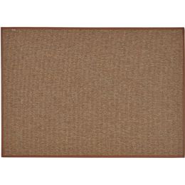 Teppichboden Dekowe "Naturino Prestige Spezial", braun (nuss), B:65cm H:10mm L:120cm, Obermaterial: 100% Polypropylen, Teppiche, Flachgewebe, meliert, Sisal Optik, In- und Outdoor geeignet