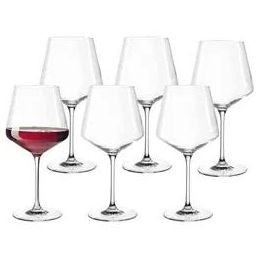 Rotweinglas Leonardo "Burgundergl&auml;ser Puccini 730 ml 6er Set transparent", bunt (transparent), Glas, Trinkgef&auml;&szlig;e, Rotweinglas