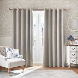 Vliestapete Laura Ashley "Lloyd Dove", grau, B:0,52m H:10m L:10m, Vlies, Tapeten, 10mx52cm (ca. 5m2)