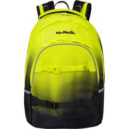 Schulrucksack McNeill "Milo", Kinder, Gr. B/H/T: 30cm x 43cm x 23cm, lemon, Polyester, Rucks&auml;cke Schulrucksack