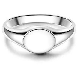 Siegelring M&Auml;NNERGLANZ "AV336" Gr. 68, silber, Fingerringe, Herren, 68, Silber 925 (Sterlingsilber), 2,9mm, Siegelring