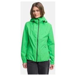 Outdoorjacke Marikoo "Yoshikoo", Damen, Gr. M, cactus gr&uuml;n, Obermaterial: 100% Polyester; Futter: 100% Polyester; Wattierung: 100% Polyester; &Auml;rmelfutter: 100% Polyester, Jacken Outdoorjacke, Sportliche Funktionsjacke mit Kapuze und hochschlie&szlig;endem Kragen