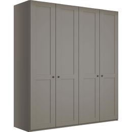 Kleiderschrank Wiemann "G&ouml;teborg, Kleiderschrank, Schrank, W&auml;scheschrank", grau (taupe), B:197,3cm H:216cm T:58cm, Holzwerkstoff, Schr&auml;nke, Kleiderschrank, inkl. T&uuml;rend&auml;mpfung, langlebige Qualit&auml;t, viel Stauraum