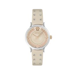 Versace Uhr - Quarz Analog Uhr Greca Fortuna (Wc-0A) - Gr. unisize - in Wei&szlig; - f&uuml;r Damen