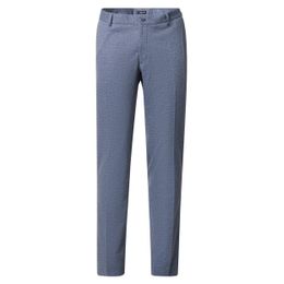 Chinohose Venti "Venti Hose uni", Herren, Gr. 52, Normalgr&ouml;&szlig;en, blau, 60% Polyester, 35% Viskose, 5% Elasthan, Hosen Chinohose