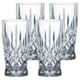 Glas Nachtmann "Biergl&auml;ser Noblesse 350 ml 4er Set transparent", bunt (transparent), Glas, Trinkgef&auml;&szlig;e, Kaffeetasse