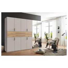 Dreht&uuml;renschrank wimex "Digit Kleiderschrank wahlweise mit oder ohne Spiegel", kaschmir, absetzung und griffe artisan eiche nachbildung, B:270cm H:208cm T:58cm, Holzwerkstoff, Schr&auml;nke, Dreht&uuml;renschrank, erh&auml;ltlich in den Breiten 225cm oder 270cm (mit 8 oder 10 T&uuml;ren)