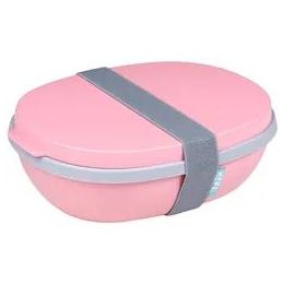 Lunchbox Mepal "Lunchbox Duo Ellipse 825 + 600 ml", pink (nordic pink), Lebensmittelaufbewahrungsbeh&auml;lter, Lunchbox