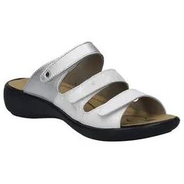 Sandale Josef Seibel "Ibiza 10, weiss-multi", Damen, Gr. 44, wei&szlig; (wei&szlig;, multi), Obermaterial: 100% Rindsleder Leather cow., Schuhe Sandale