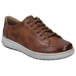 Sneaker Josef Seibel "David 03, cognac-kombi", Herren, Gr. 41, braun (cognac, kombi), Obermaterial: 100% Rindsleder Leather cow., Schuhe Sneaker