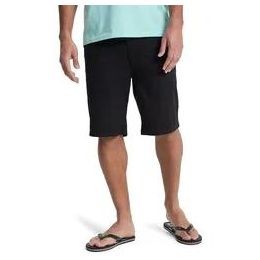 Bermudas Quiksilver "Union Straight 20", Herren, Gr. 38(XXL), schwarz, Obermaterial: 99% Walkfrottier, 1% Elasthan;, Hosen Bermudas