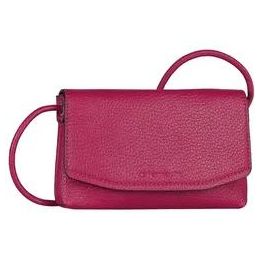 Umh&auml;ngetasche Tom Tailor "Rissa", Damen, Gr. B/H/T: 21cm x 13,5cm x 3cm, fuchsia, Lederimitat, clean, gepflegt, unifarben, Taschen Umh&auml;ngetasche, Damen Schultertasche, Handtasche, auch als Clutch tragbar