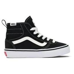 Sneaker Vans "Ashwood Hi Decon", Kinder, Gr. 29, schwarz, wei&szlig;, Textil, Schuhe Sneaker