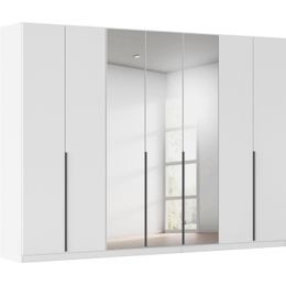 Dreht&uuml;renschrank OTTO HOME "Kleiderschrank Schrank Garderobe AGORDO mit Dekor- oder Hochglanzfront", wei&szlig; (alpinwei&szlig;), B:315cm H:210cm T:54cm, Holzwerkstoff, Schr&auml;nke, Dreht&uuml;renschrank, durchdachte Innenausstattung, in 7 Breiten und 2 H&ouml;hen MADE IN GERMANY, Topseller