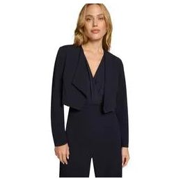 Jackenblazer Zero "Damen offener Style", Damen, Gr. 44, hydrangea, Jersey, Obermaterial: 50% Polyester, 45% Polyester, 5% Elasthan, unifarben, festlich, figurbetont kurz, eng, Blazer, Plain/ohne Details