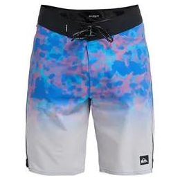 Boardshorts Quiksilver "Highline Printed 20", Herren, Gr. 36(XL), nebulas blau fade reflection, Obermaterial: 51% Microfaser, 37% Microfaser, 12% Elasthan;, Hosen