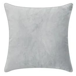 Dekokissen Pad "Elegance", light grau, unifarben, B:50cm H:2cm L:50cm, Polyester, Dekokissen_Sitzkissen_Kissenh&uuml;llen, Design als Basic, aus Samt, elegante Optik