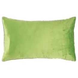 Dekokissen Pad "Elegance", gr&uuml;n, unifarben, B:25cm H:2cm L:50cm, Polyester, Dekokissen_Sitzkissen_Kissenh&uuml;llen, Design als Basic, aus Samt, elegante Optik