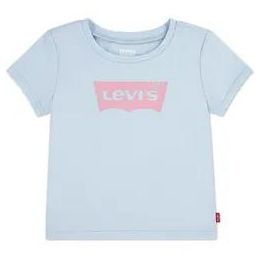 Levi's T-Shirt LEVI'S KIDS "LVG BATWING TEE", M&auml;dchen, Gr. 9M74, country air, Jersey, Obermaterial: 100% Baumwolle, Basic schmal h&uuml;ftbedeckend, Rundhals, Shirts T-Shirt, mit LEVIS-Print - for BABY GIRLS