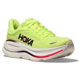 Laufschuh Hoka One One "BONDI 9", Herren, Gr. 44,5, neon yuzu, sunlight, Synthetik, Textil, Schuhe Laufschuh, f&uuml;r mehr D&auml;mpfung