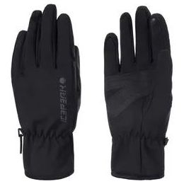 Multisporthandschuhe Icepeak "HUSTONVILLE", Gr. L, basic schwarz, Obermaterial: 94% Polyester, 6% Elasthan, Handschuhe