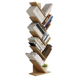 Standregal Vcm "Holz Aufbewahrung Stand Regal B&uuml;cher Nulis XL", braun (honig, eiche), B:40cm T:20cm, Regale, Standregal