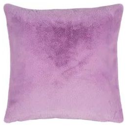 Dekokissen Pad "Gazelle", lila, unifarben, B:60cm L:60cm, Polyester, Dekokissen_Sitzkissen_Kissenh&uuml;llen, Kunstfell