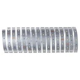 Paulmann LED-Streifen "MaxLED 250 Stripe 5m Daylight IP20 6500K 19W 230/24V Silber", silber (silberfarben), Flammen 1 Stk., Lichterketten, LED-Streifen