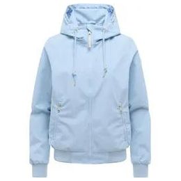 Outdoorjacke Ragwear "Oggie YOUMODO", Gr. S (36), arctic blau26, Obermaterial: 100% Polyester. Innenfutter: 100% Polyester, Basic, gerade h&uuml;ftbedeckend, hoch geschlossener Ausschnitt, &Auml;rmel ohne &Auml;rmelschlitz B&uuml;ndchen mit Windstopper, Jacken Outdoorjacke, Wasserdichte und atmungsaktive &Uuml;bergangsjacke